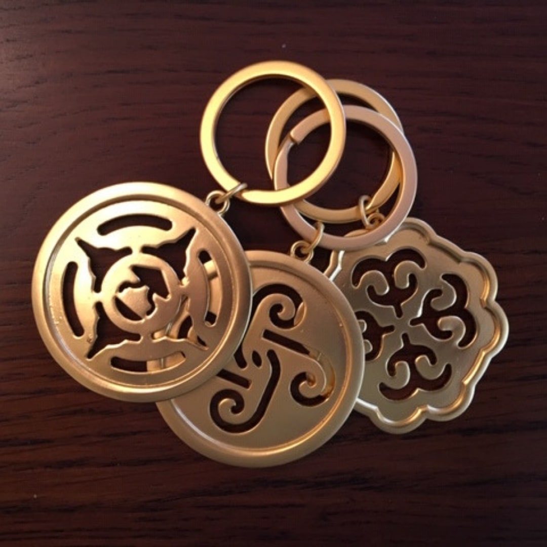 Gold Key Rings – 3Realms